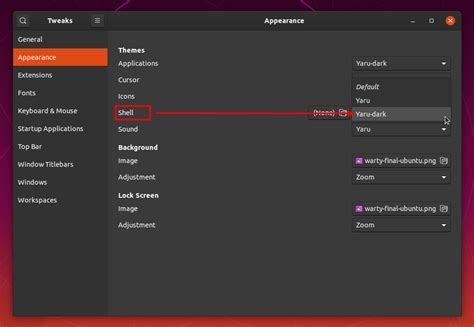How To Get Dark GNOME Shell Menus And Dialogs On Ubuntu With Yaru Theme Linux Uprising Blog