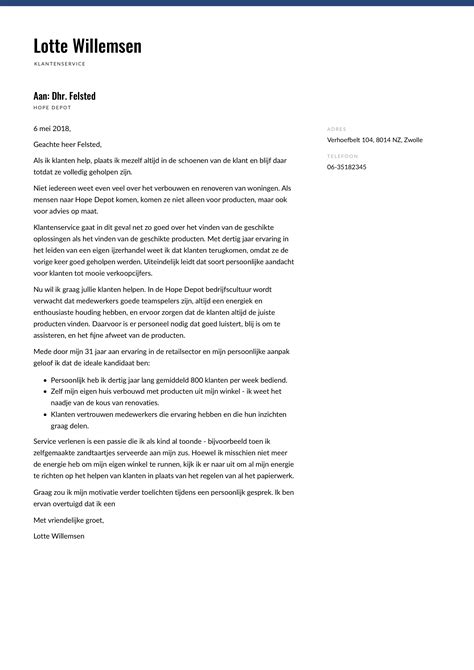Motivatiebrief Voorbeeld Tips Uitleg Veel Voorbeelden