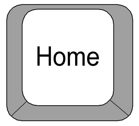 Clipart Computer Keyboard Keys Home Key