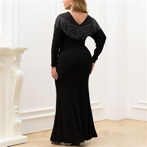 Plus Size Black Evening Dress Hello Curve