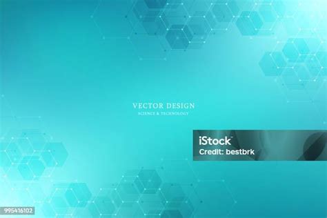 육각형에서 벡터 의료 배경입니다 현대 통신 의학 과학 및 디지털 기술에 대 한 디자인의 기하학적 요소 육각형 패턴 배경 개념에 대한 스톡 벡터 아트 및 기타 이미지 Istock