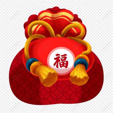 복 주머니 Png 일러스트 무료 다운로드 Lovepik