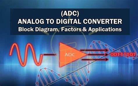 Analog To Digital Converter Adc Block Diagram Factors Applications Artofit