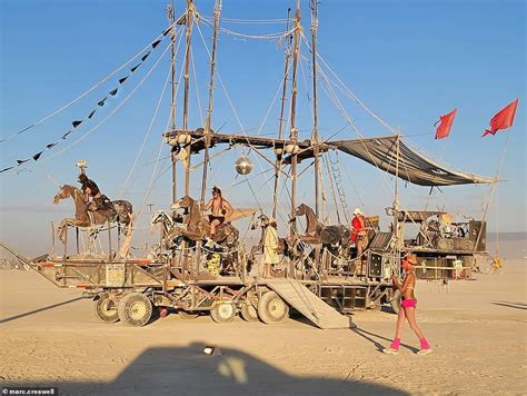 Burning Man Partiers Battered By Sandstorm That Threatens To Ruin Final Day Of Nevada Festival