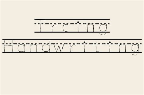 Tracing Handwriting Font By Aliaa Aaila Creative Fabrica