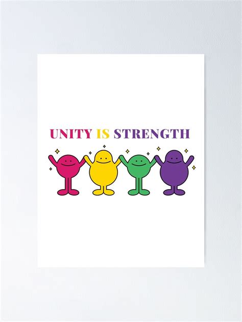 Unity Is Strength Poster For Sale By Praveendake Redbubble