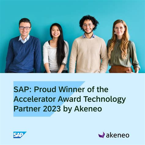 Exciting News Sap Has Been Honored With The Prestigious Accelerator Award Technology Partner