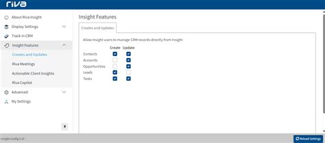 Manage Crm Records Directly From Riva Insight Riva Engine Knowledgebase