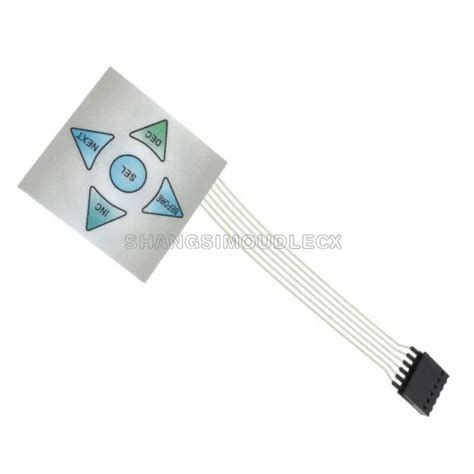 Matrix Array 5key Membrane Switch Keypad Keyboard 15 Keys 4040mm New