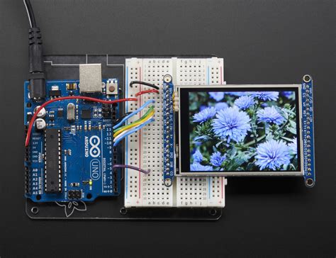 Bitmaps Spi Mode Adafruit 28 And 32 Color Tft Touchscreen