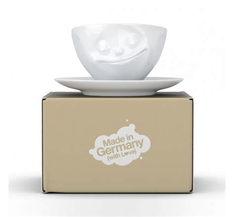 Чашка з блюдцем для кави Tassen Щастя 200 мл фарфор