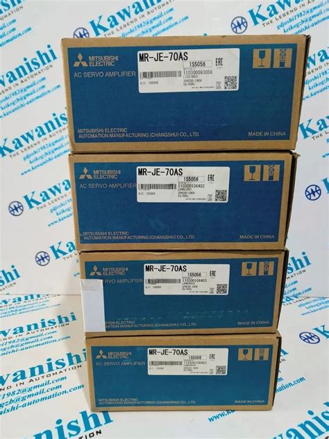 Mitsubishi Servo Drive Mr Je 10a Mr Je 20a Mr Je 40a Mr Je 70a Mr Je