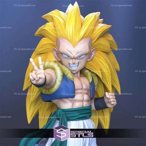Gotenks Ssj3 New Verion 3d Printer Files Specialstl