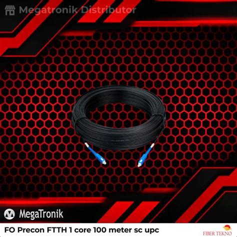 Promo Kabel Fiber Optik Fo Precon Fibertekno Ftth Core Meter Sc Upc Diskon Di Seller