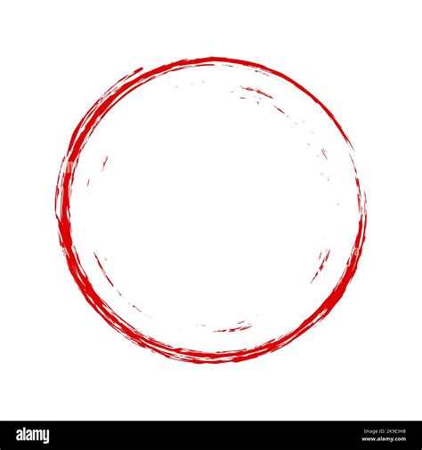 Circle Empty Brush Prohibition Sign No Symbol Do Not Sign Round Symbol Nay Interdictory