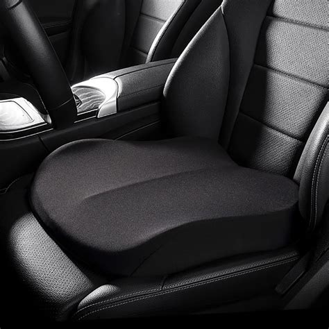 Adult Booster Car Seat Cushion Wedge Memory Foam Pad For