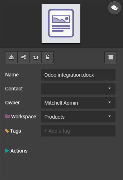 Product Documents In Odoo Documents Module