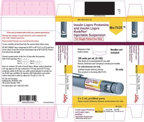 Insulin Lispro Protamine And Insulin Lispro Injectable Suspension Mix