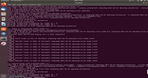 Lstm Training Core Dumped For Inr Symbol · Issue 232 · Tesseract Ocr