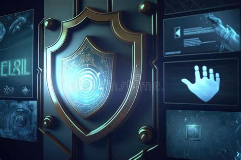 Biometric Fingerprint And Data Processing And Circuit Board Created Using Generative Ai