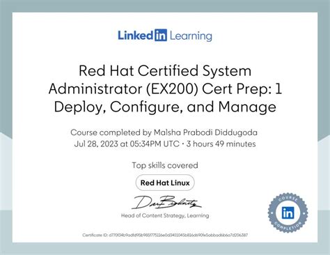 Malsha Prabodi Diddugoda On Linkedin Certificate Of Completion