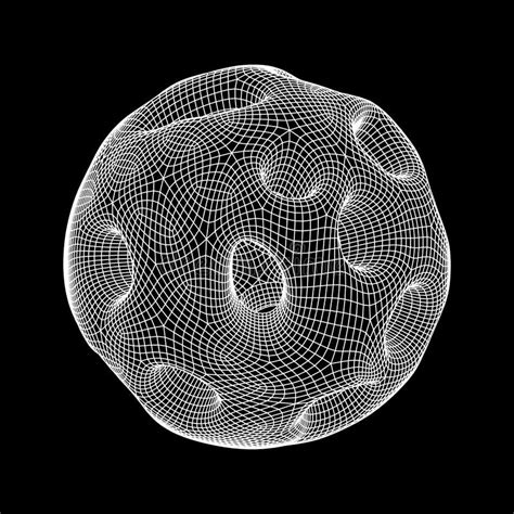 Wireframe Sphere Stock Illustration Illustration Of Ball 11717711