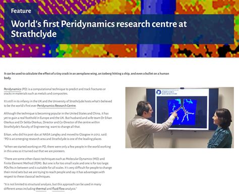 Pdrc News — Peridynamics