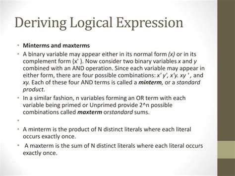 Minimization Technique Ppt