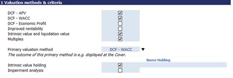 Valid Value Model