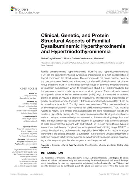Pdf Clinical Genetic And Protein Structural Aspects Of Familial