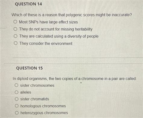 Solved Question 12 Which Of The Following Mutations In A