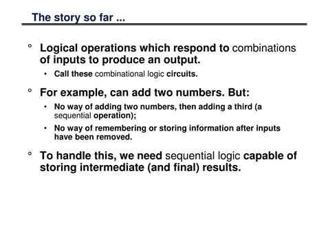 Ppt Cs 151 Digital Systems Design Lecture 19 Sequential Circuits