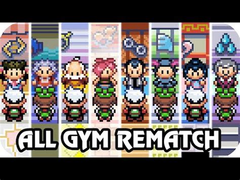 Pokémon Emerald All Gym Leader Rematch Final Youtube
