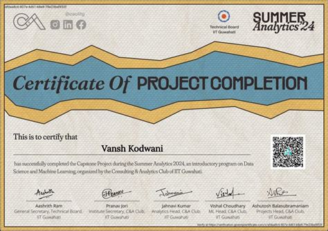 Vansh Kodwani On Linkedin Datascience Machinelearning Iit