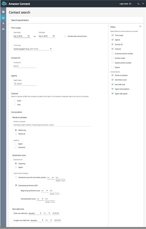 Contact Lens For Amazon Connect Preview Aws Contact Center