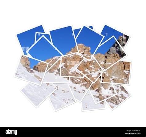 Image Of A Photograph Cut Into Pieces Stock Photo Alamy