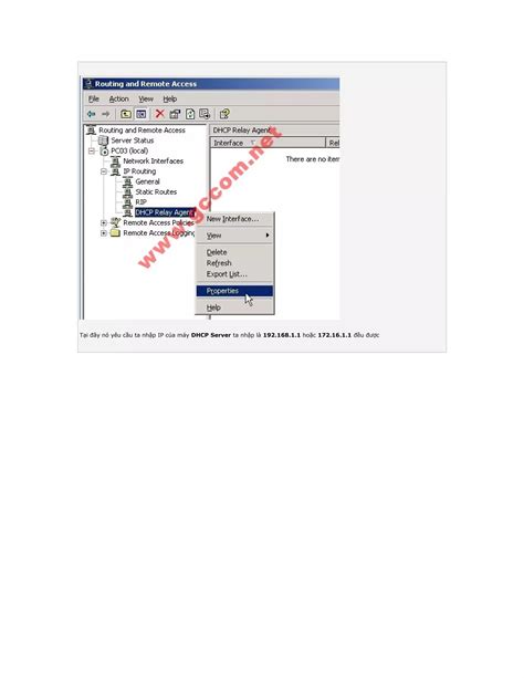 Dhcp Server Dhcp Relay Agent DOC