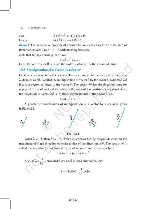 Vector Algebra Ncert Book Of Class 12 Mathematics Part Ii