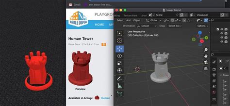 Having Trouble With My 3d Obj Game Pieces Rendering Correctly In