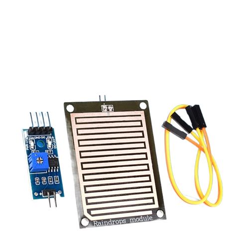 Cod☆xinwei 5v Raindrop Sensor Module Rain Sensor Module Rain Module Large Area Raindrop Module