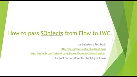 How To Pass Sobject List To Lwc From A Flow Youtube