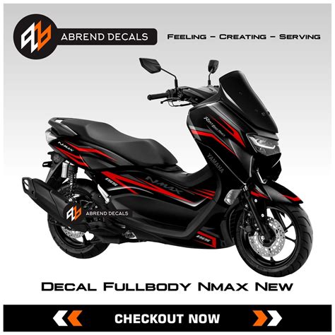 Jual Decal Fullbody Nmax New Grafis Custom Stiker Motor Yamaha Nmax