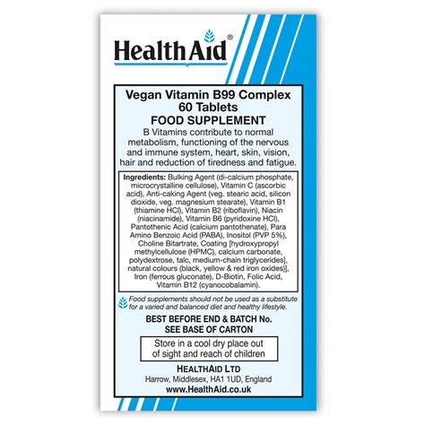 Vitamin B99 Complex Tablets Healthaid®