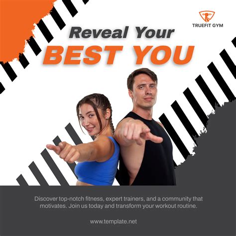 Free Gym Linkedin Ad Template To Edit Online