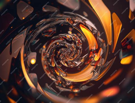 Premium Ai Image Colorful Swirling Radial Vortex Background Created With Generative Ai Technology