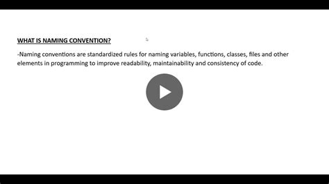 Java Javalearning Namingconventionsinjava Bhavana Pamarthi