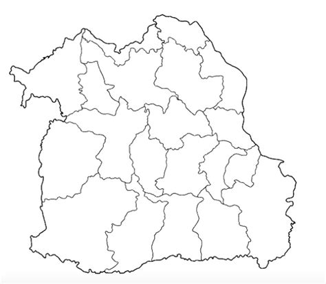 แผนที่ประเทศไทย 77 จังหวัด ชัดๆ โดยละเอียด แบ่งภาค 6 ภาค อะไรบ้าง