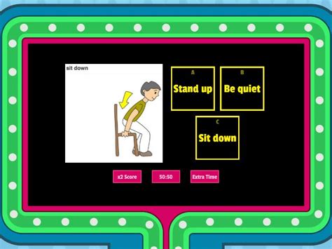 Classroom Commands Gameshow Quiz