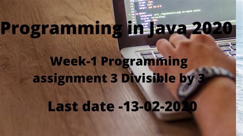 Programming In Java Nptel Week 1 Programming Assignment 3 2020