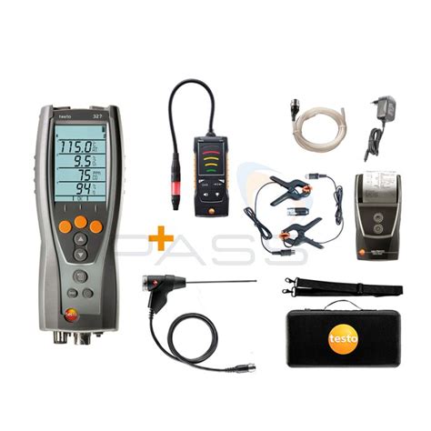 Testo 327 1 Flue Gas Analyser Advanced Kit And 316i Gas Leak Detector